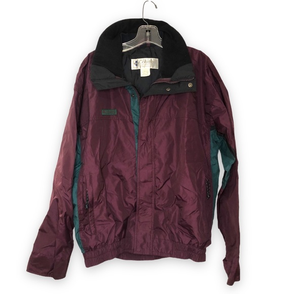 Columbia | Jackets & Coats | Vintage Columbia Bugaboo Purple Teal Jacket | Poshmark